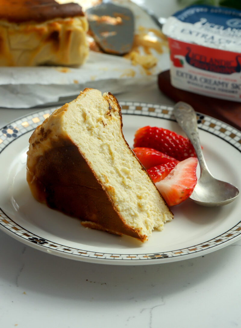 Burnt Basque Cheesecake - Food My Muse