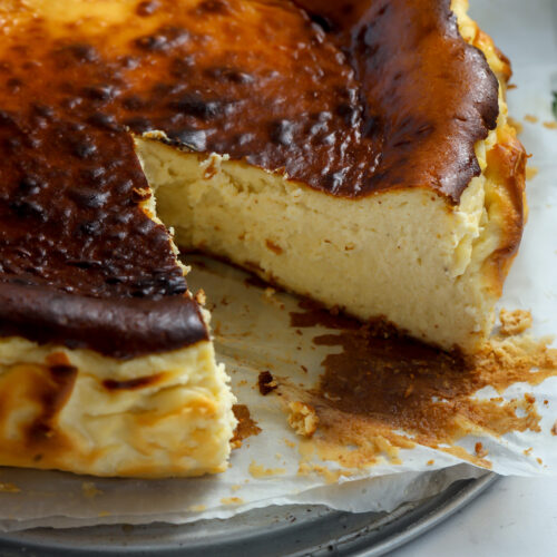 Burnt Basque Cheesecake - Food My Muse