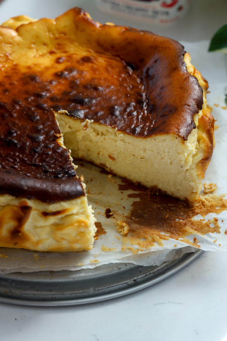 Burnt Basque Cheesecake - Food My Muse