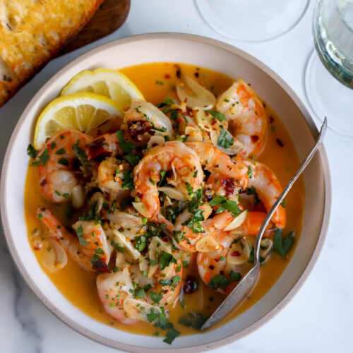 Shrimp Al Ajillo - Food My Muse