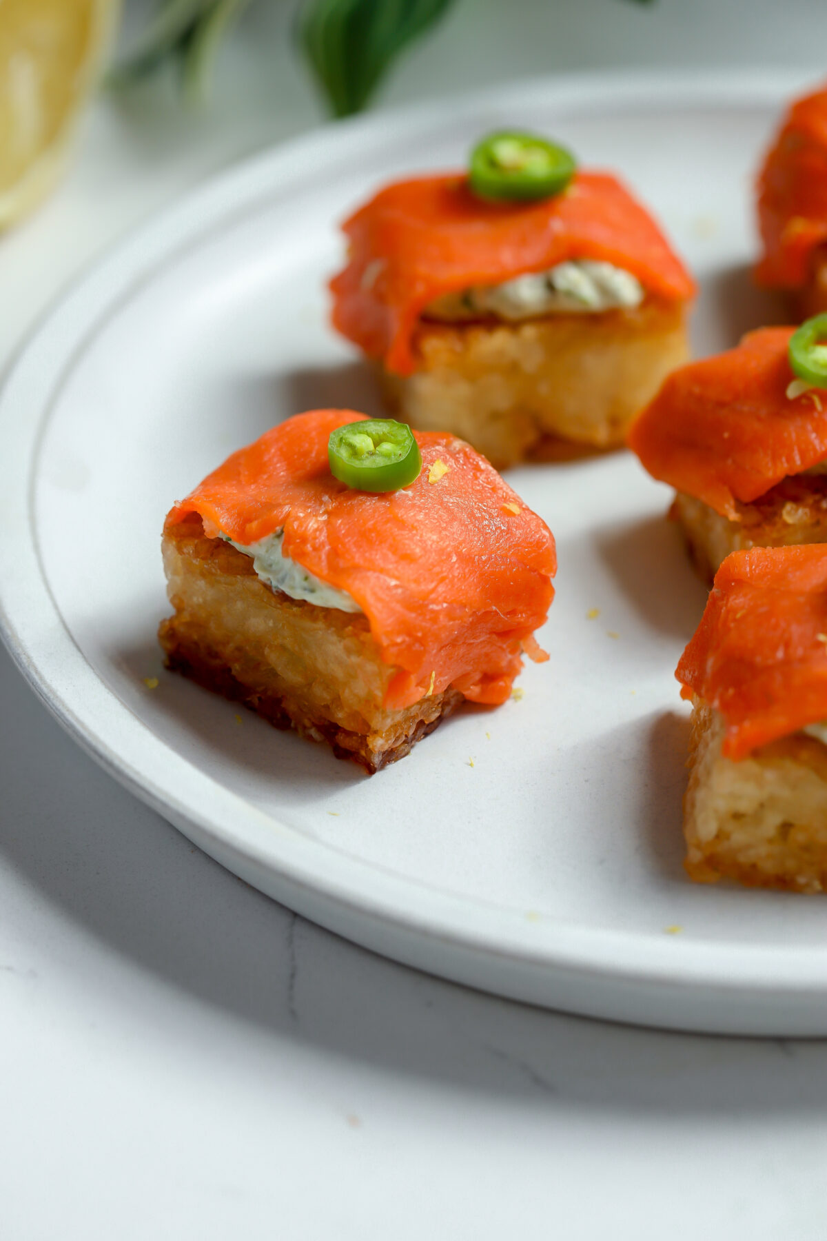 Smoked Salmon Crispy Rice - Food My Muse