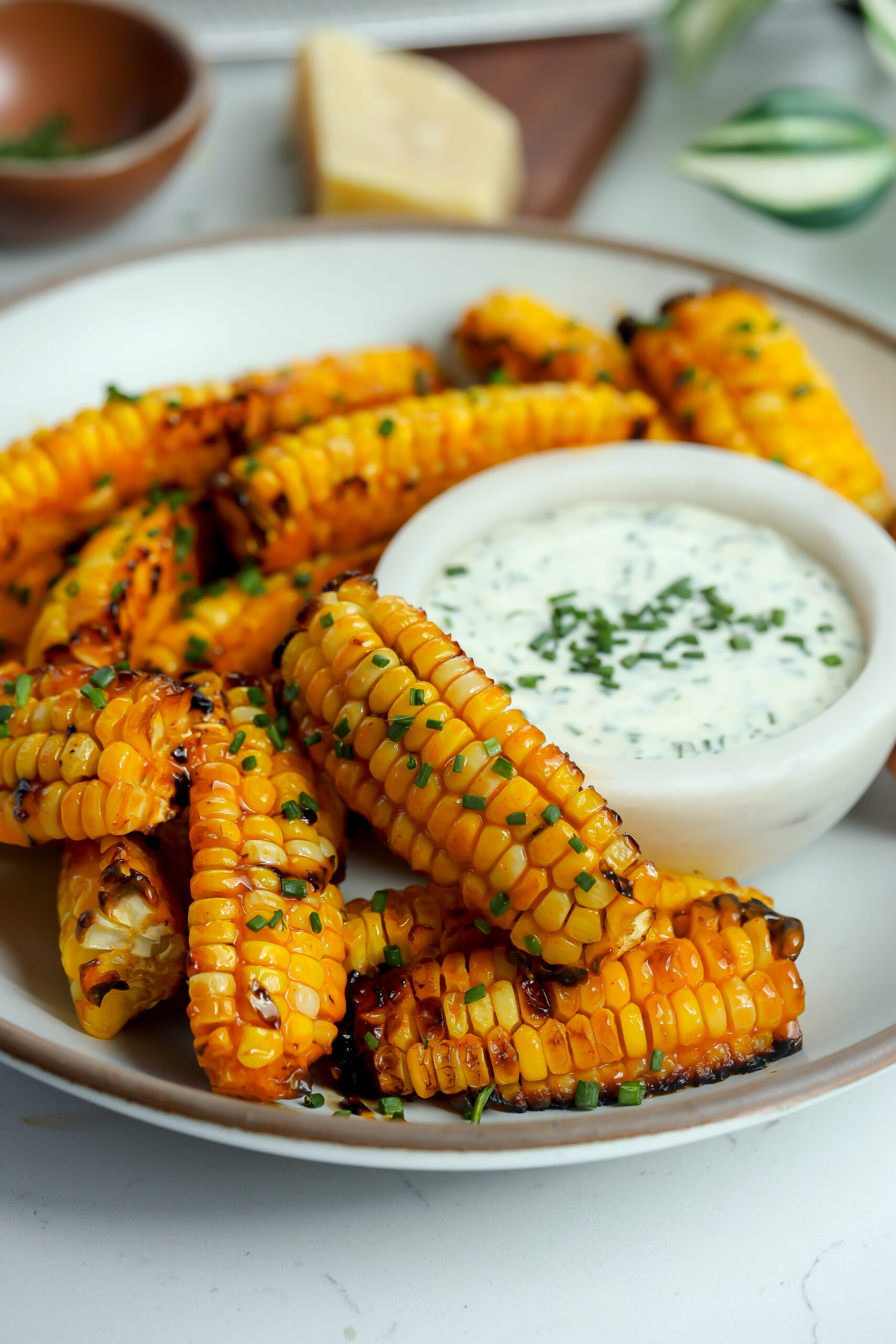 Buffalo Corn Ribs - Food My Muse