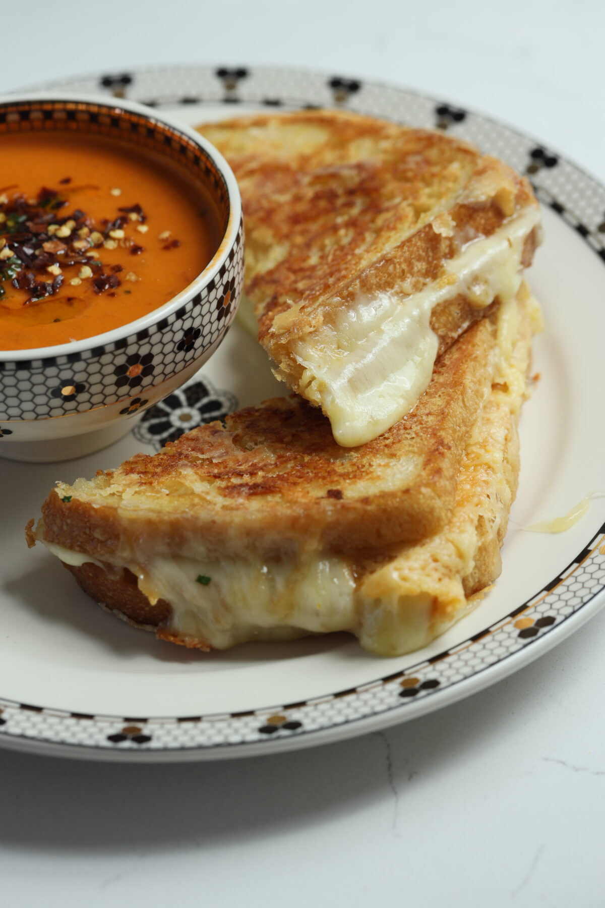 Tomato Soup & Grilled Cheese - Food My Muse