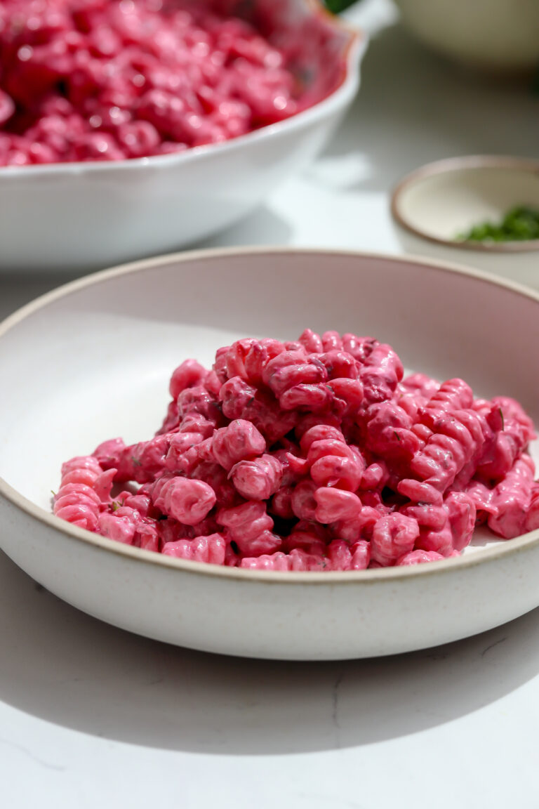 Pink Pasta Salad - Food My Muse