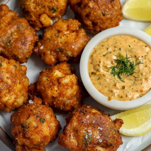 Scallop Fritters - Food My Muse
