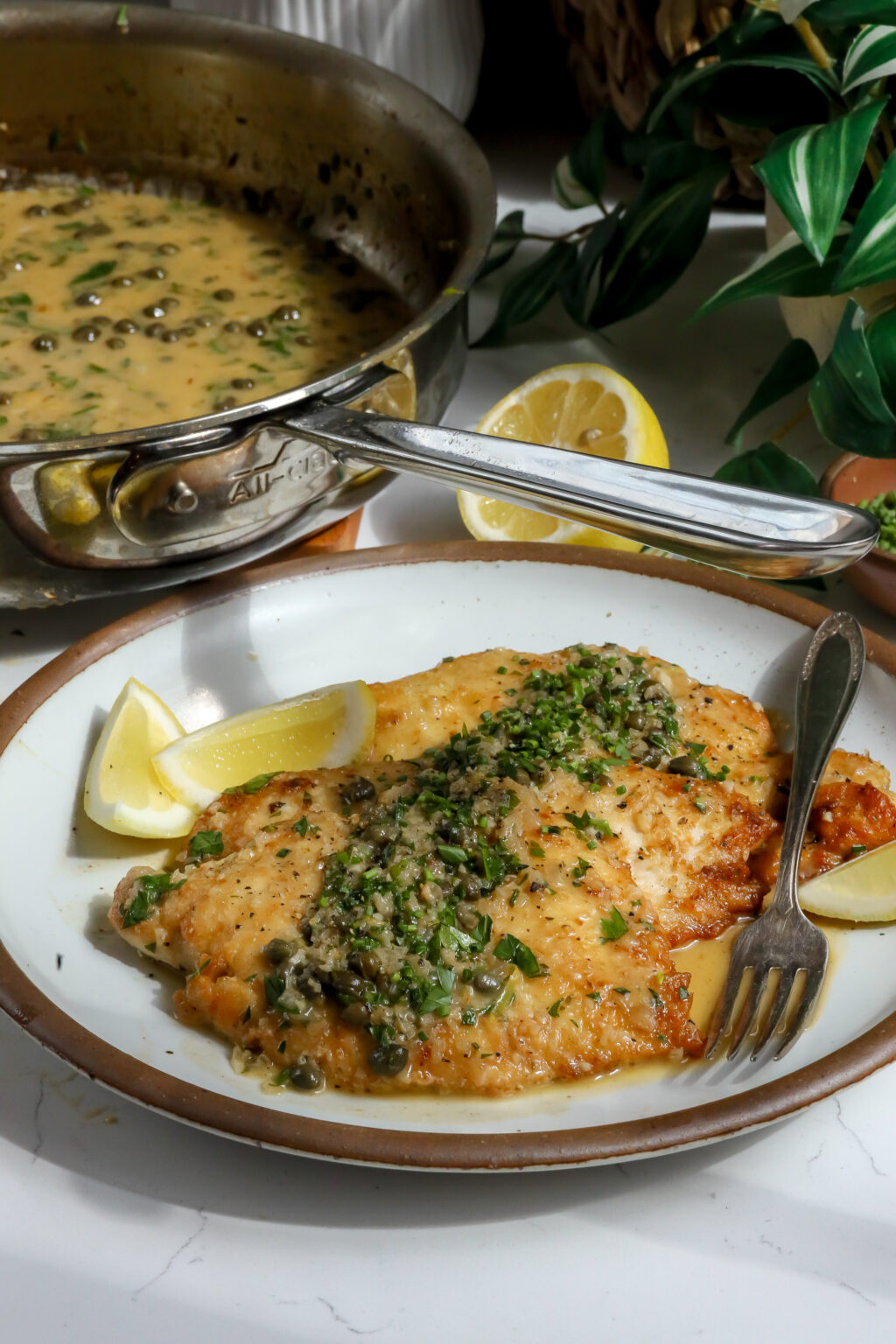 Easy Chicken Piccata - Food My Muse