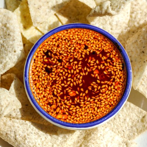 Salsa Macha Recipe - Mexican Chile Oil with Garlic and Nuts - Food My Muse