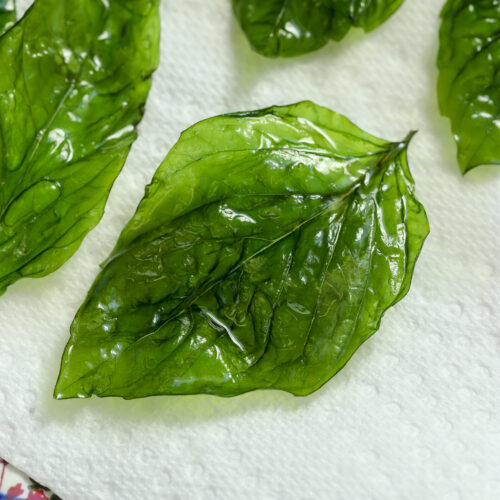 Basil Chips and Caviar - Food My Muse