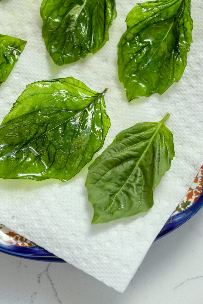 Basil Chips and Caviar - Food My Muse