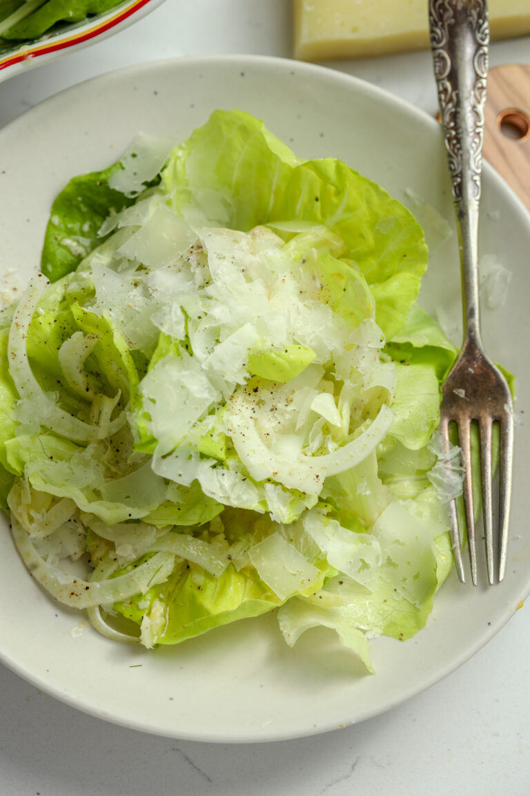Butter Lettuce Salad with Fennel and Manchego - Food My Muse