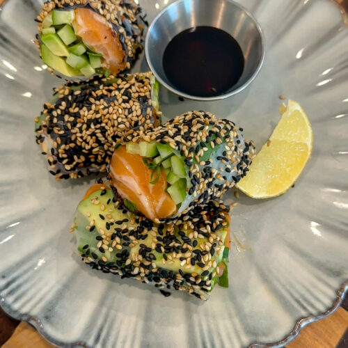 Salmon Spring Rolls - Food My Muse