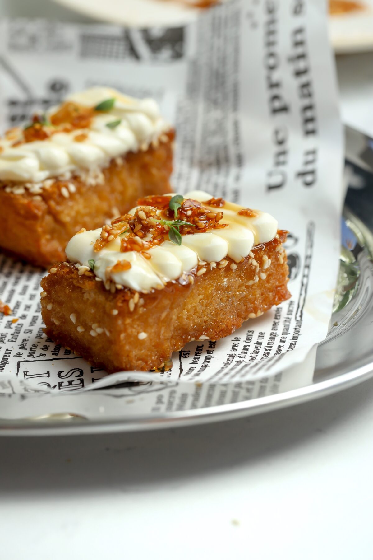 Sesame Candy Brioche Toast - Food My Muse