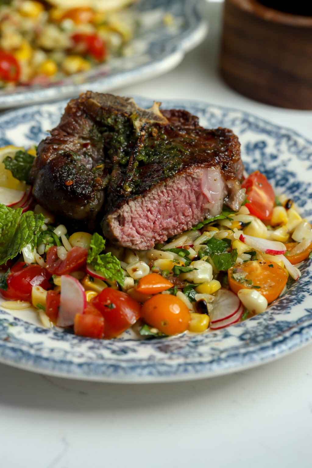 Lamb Loin Chops in Herb Butter - Food My Muse