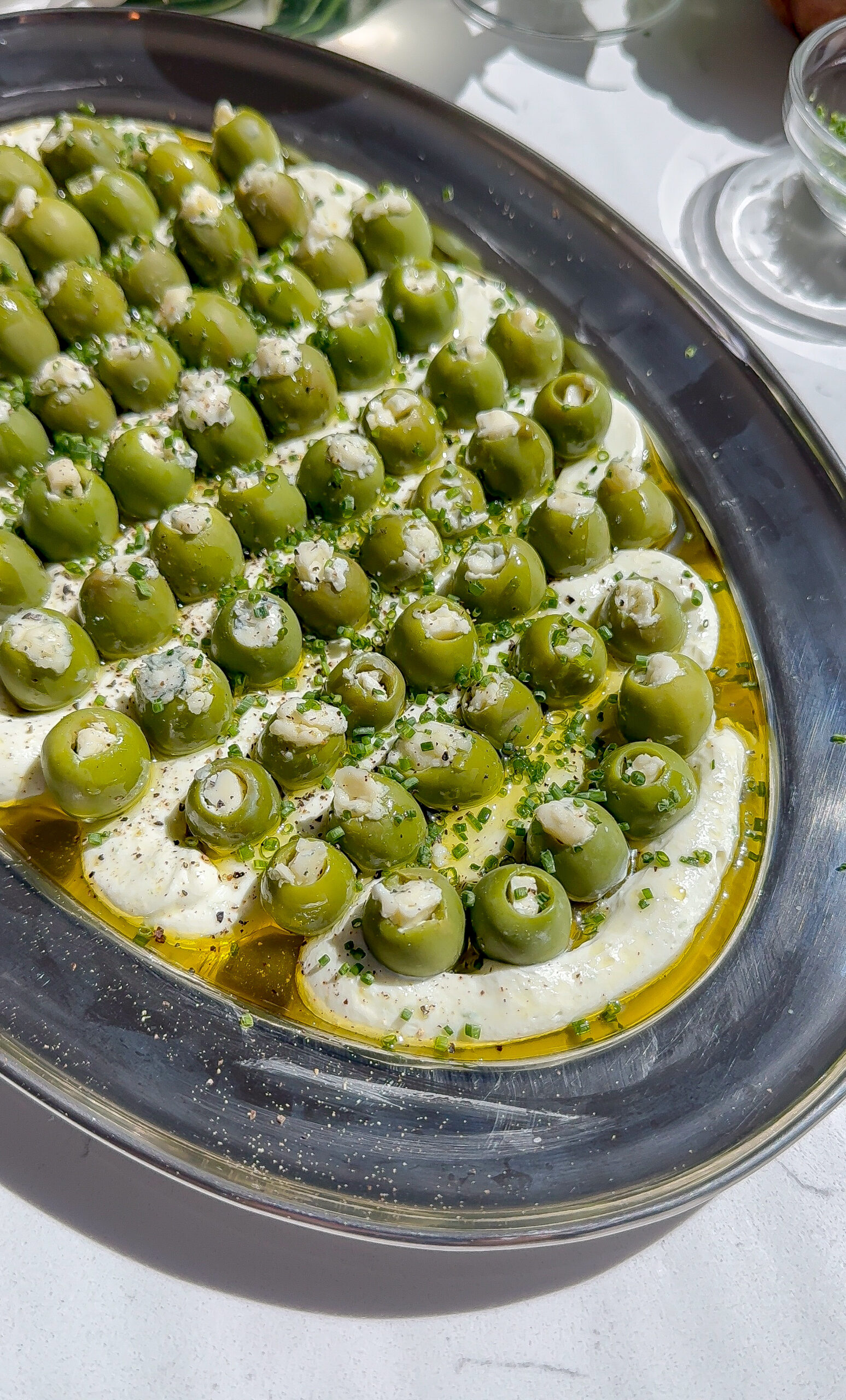 Blue Cheese Olive Dip | A Dirty Martini-Inspired Party Appetizer 🍸 Food ...