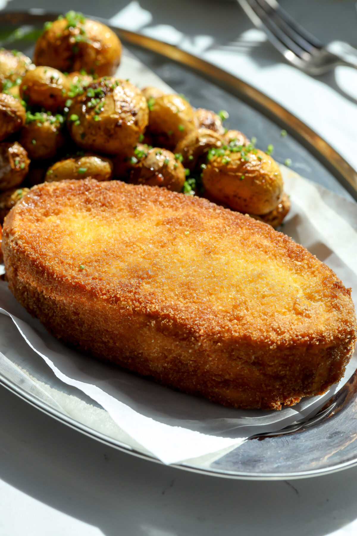 The Fried Soft Cheese Wheel - Food My Muse
