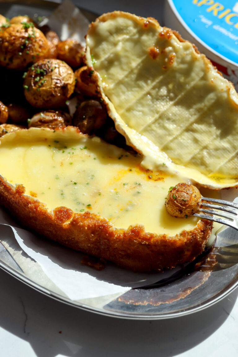 The Fried Soft Cheese Wheel - Food My Muse