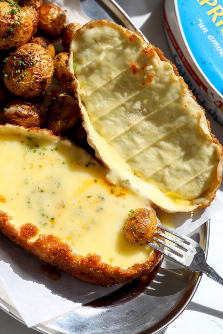 The Fried Soft Cheese Wheel - Food My Muse
